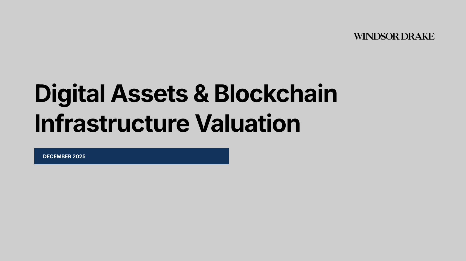Digital Assets Valuation Report Q4 2025 | WD